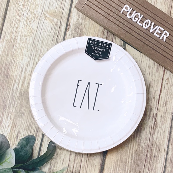 Rae Dunn | Accessories | Rae Dunn Paper Dessert Plates Eat | Poshmark